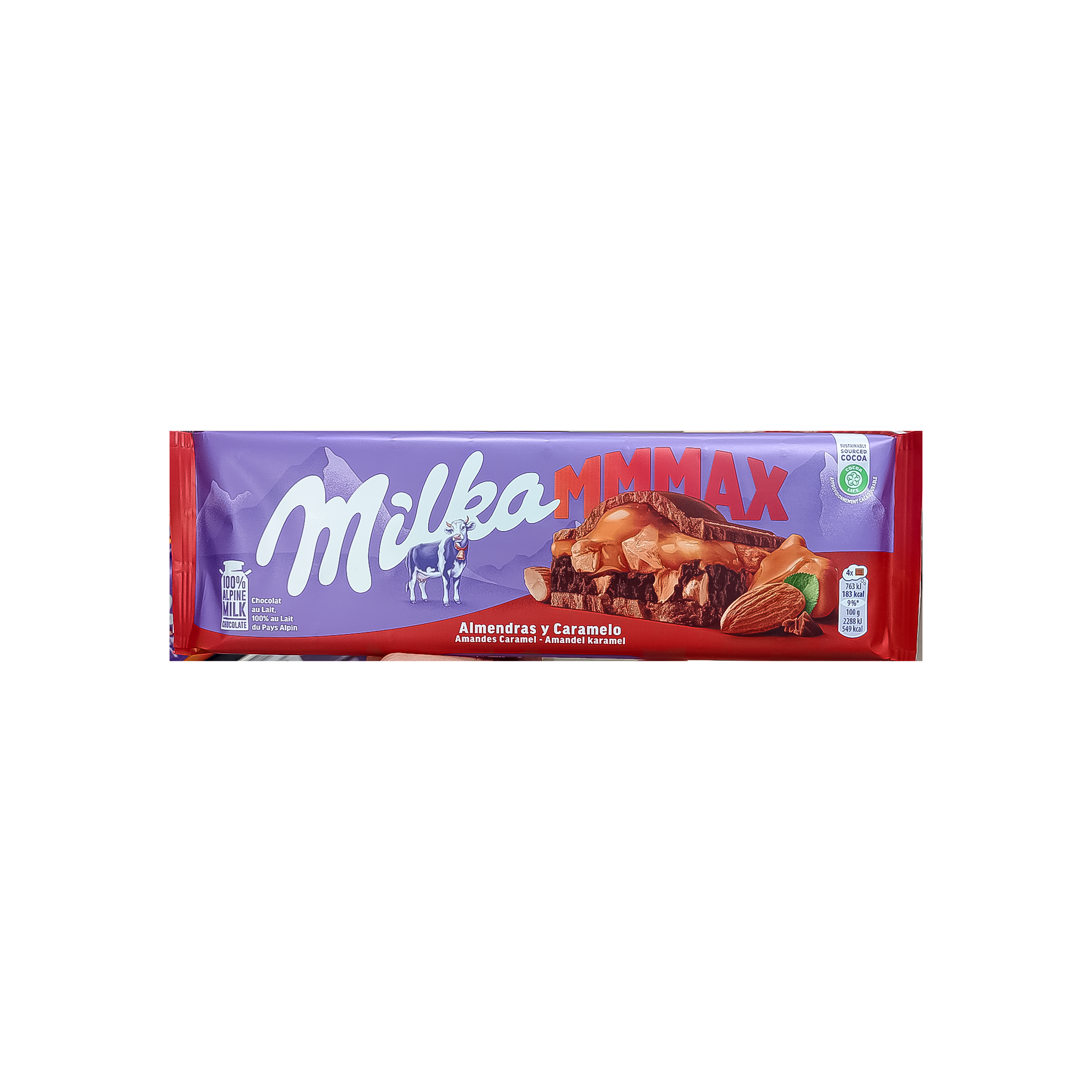 CHOCOLATE MILKA ALMENDRA Y CARAMEL 300G (EXN)