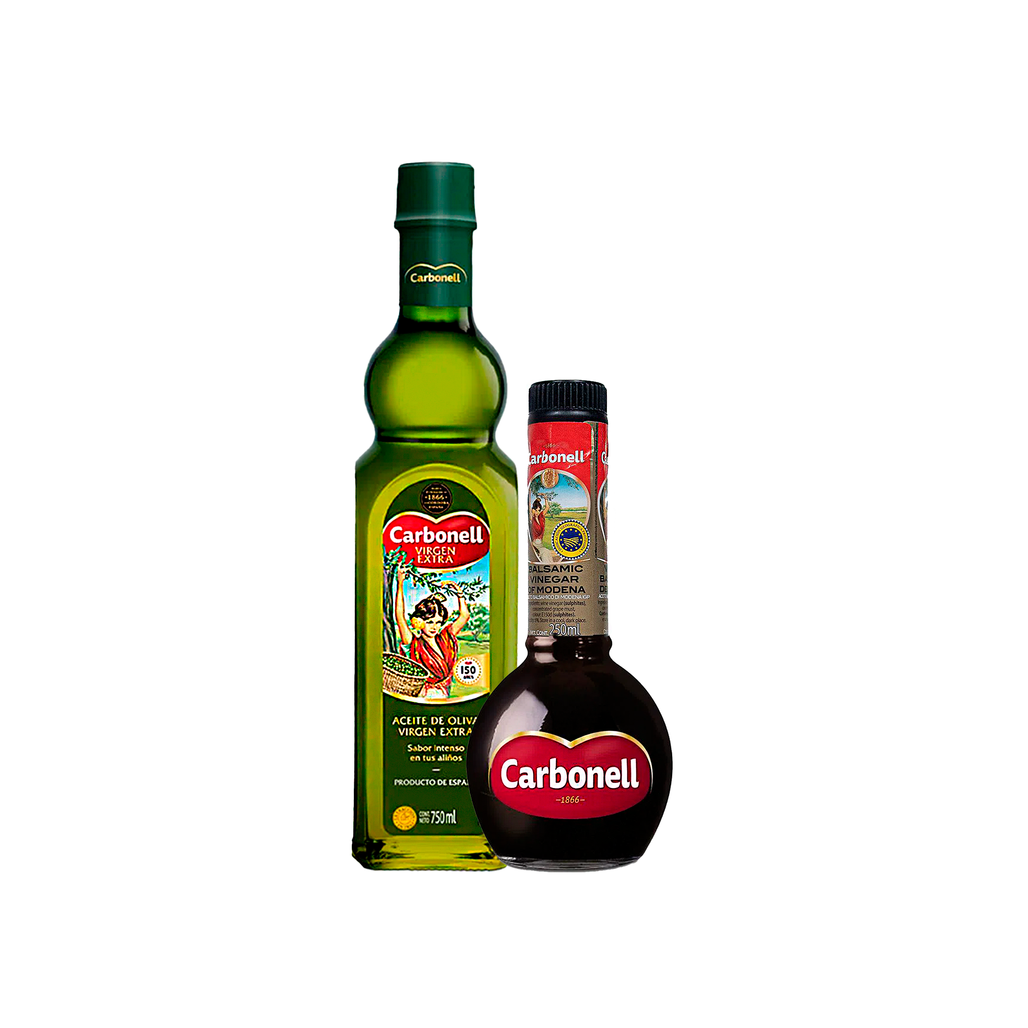 CARBONELL PACK ACEITE OLIVA 750ML+VINAG BAL